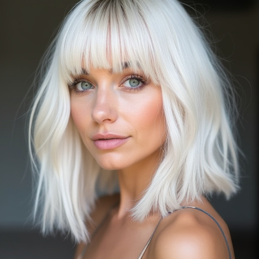 Blunt Bangs Hairstyle