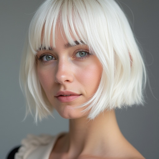 Platinum Colored Hairstyles