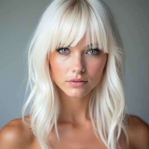 Platinum Colored Hairstyles