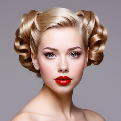 Victory Rolls Hairstyle