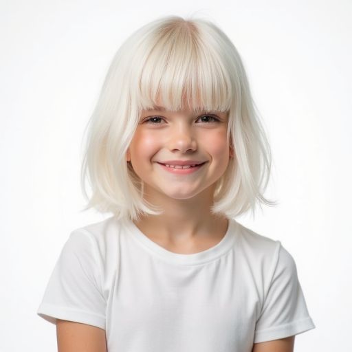 White Hair Colored Styles