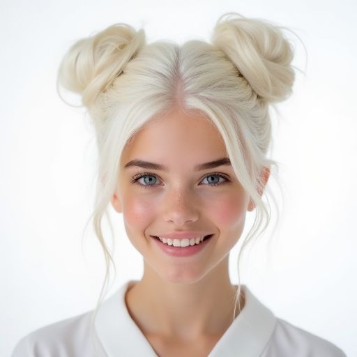 White Hair Colored Styles